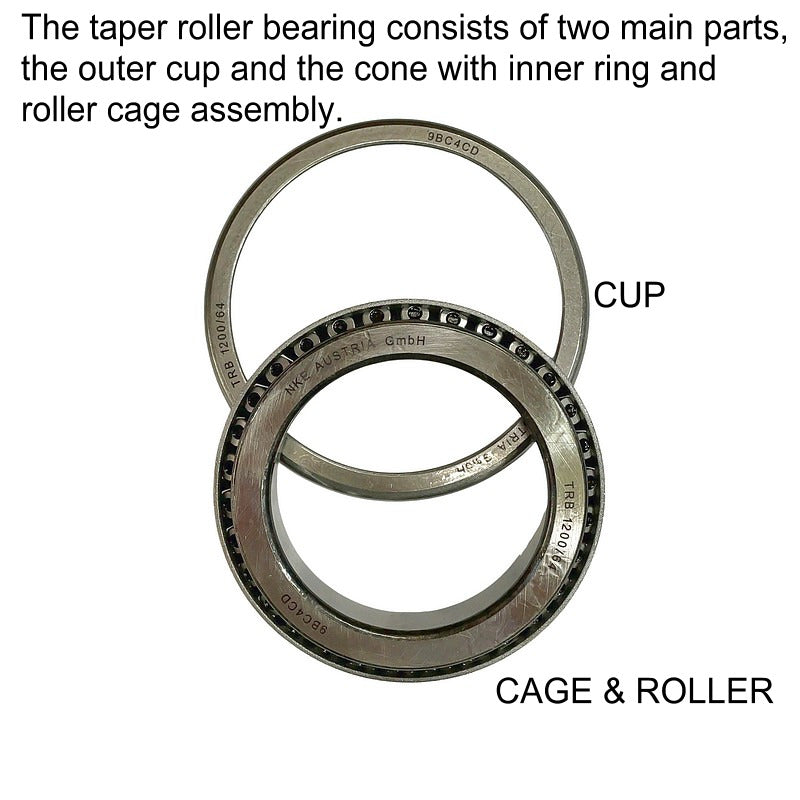 Suspension swinging arm bearing, (1 COMPLETE BEARING) 2cv, Dyane etc ...