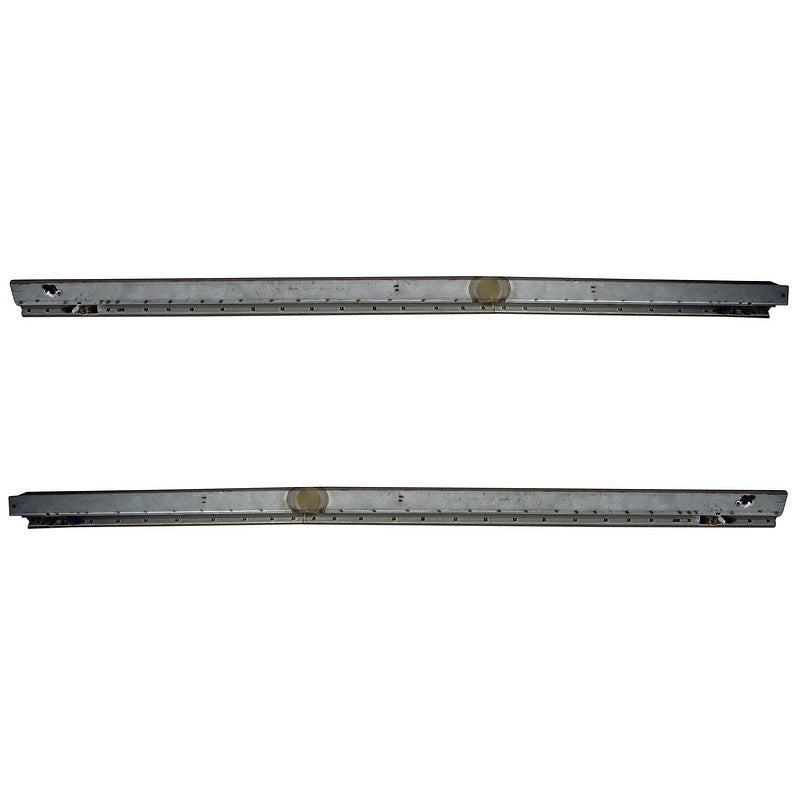 PAIR of door sills 520041 and 520042 for all 2cv and 2cv6 1952 onward ...