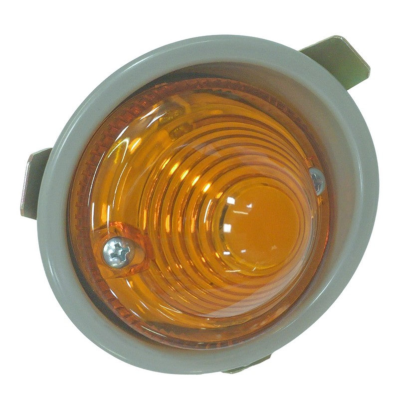 Indicator light, 2cv, left, complete with grey insert & fittings, round ...
