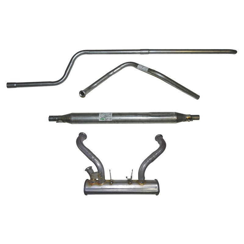 Full 4 part, right hand drive, exhaust system, 2cv6, with fitting kit ...