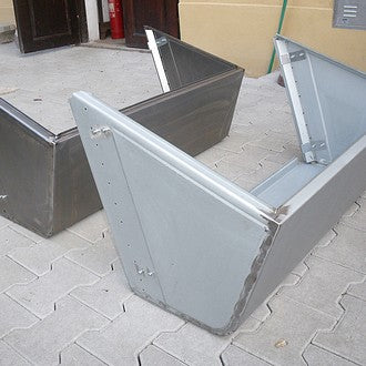 Boot box extension, beautifully made in strong light zinctec steel. KZ ...